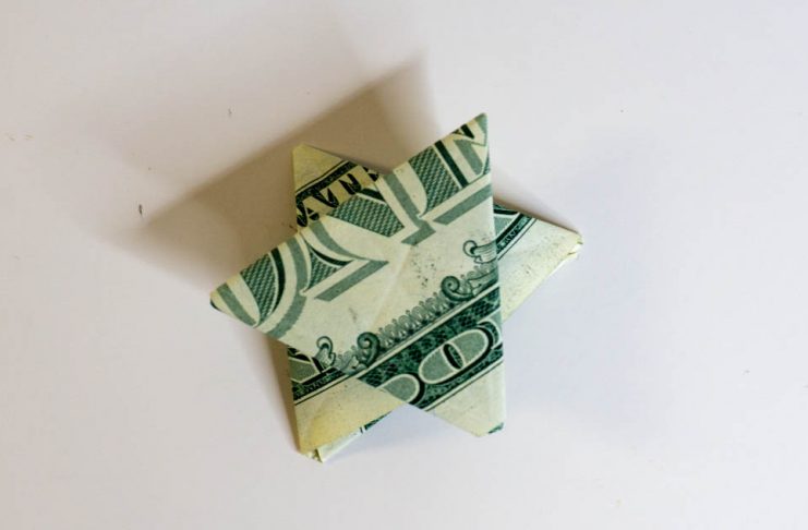 Easy Origami Dollar Bill Star How To Make An Easy Origami DOLLAR STAR