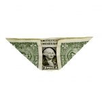 DIY Origami Money Leaf Step by Step Tutorial - diy-magazine.com