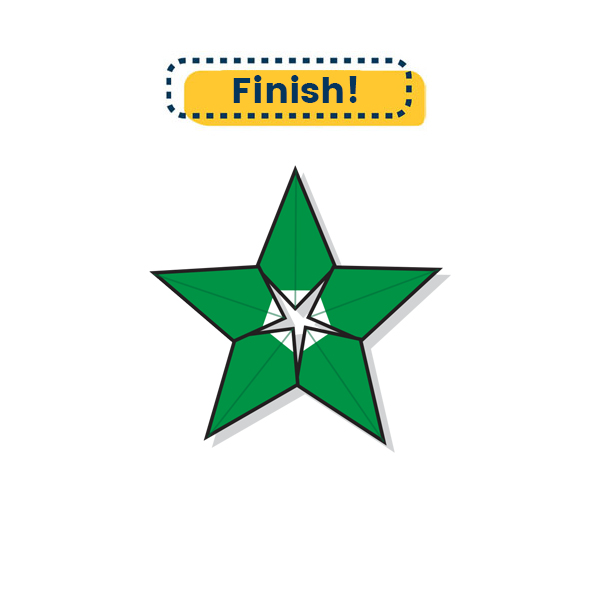 Easy Money Origami Star Instructions - diy-magazine.com