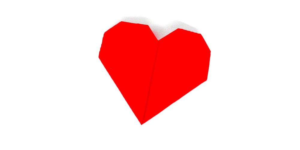 Istruzioni passo passo per realizzare un origami a forma di cuore per ...
