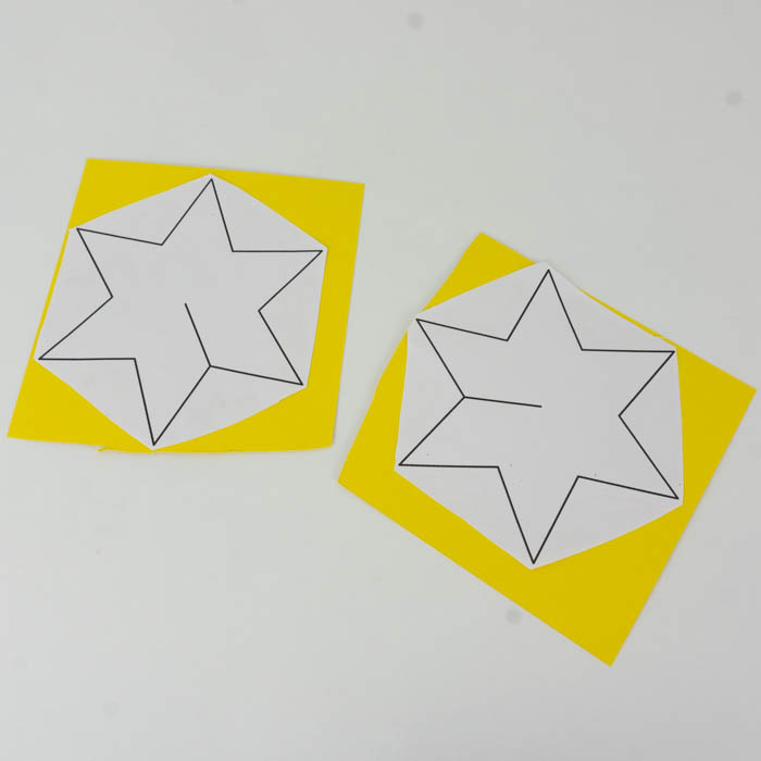 3D Paper Star With Printable Star Template - diy-magazine.com