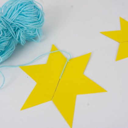 3D Paper Star With Printable Star Template - diy-magazine.com