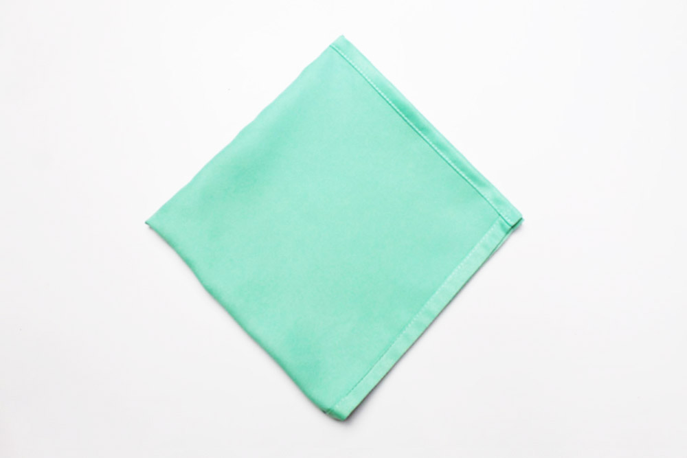 How to fold a Napkin into a Wave