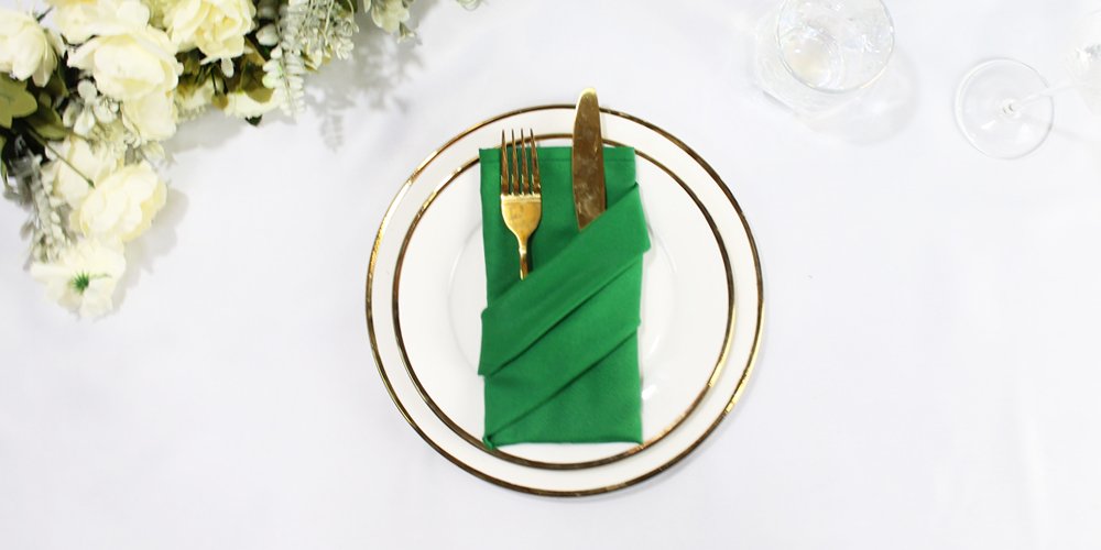 Easy Angled Pocket Napkin Fold | Basic Pocket Napkin Folding