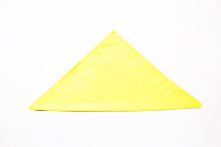 Table Napkin Folding Pyramid Tutorial - diy-magazine.com