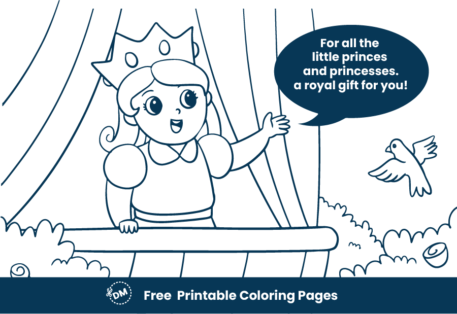 Royal Princess Coloring Pages [2025]