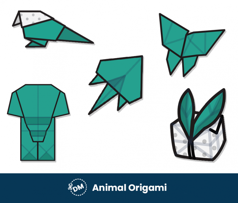 Make An Assortment of over 33 easy Origami Animals - diy-magazine.com