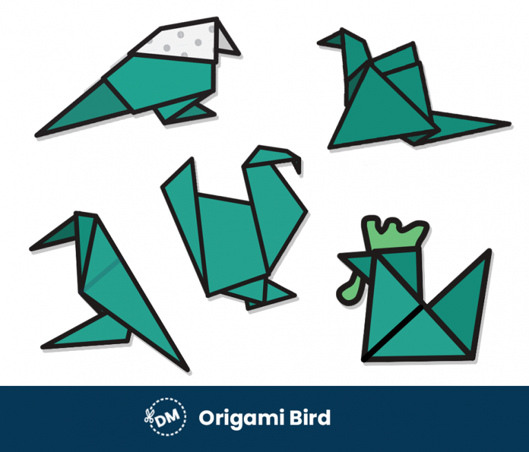 +11 Origami Bird Instructions for Beginners & Advanced