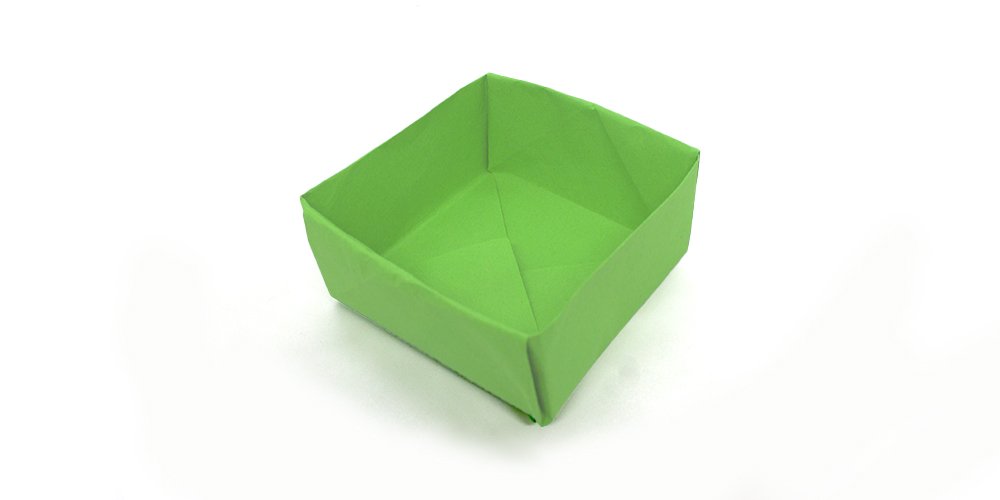 Square Origami Box Step-by-Step Instruction | Easy and Fast
