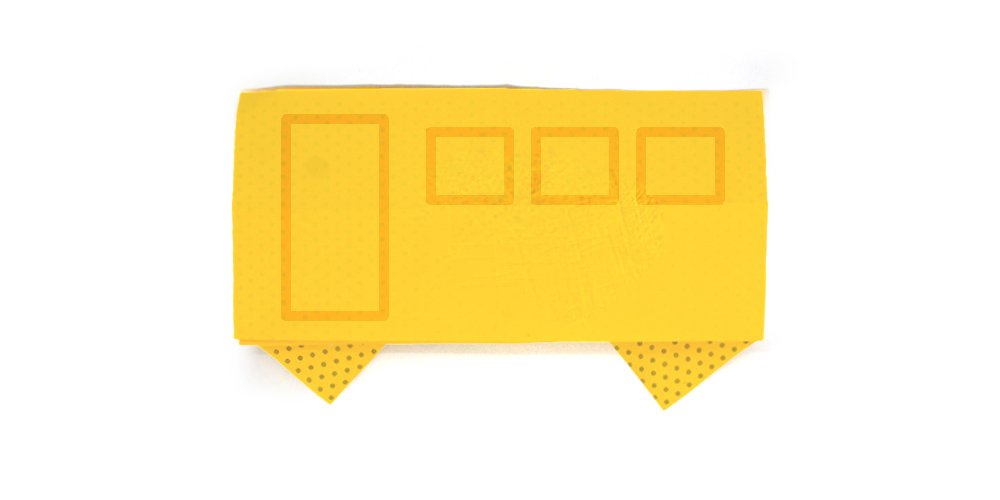 Easy Origami Bus That Kids Can Make | Origami Vehicle