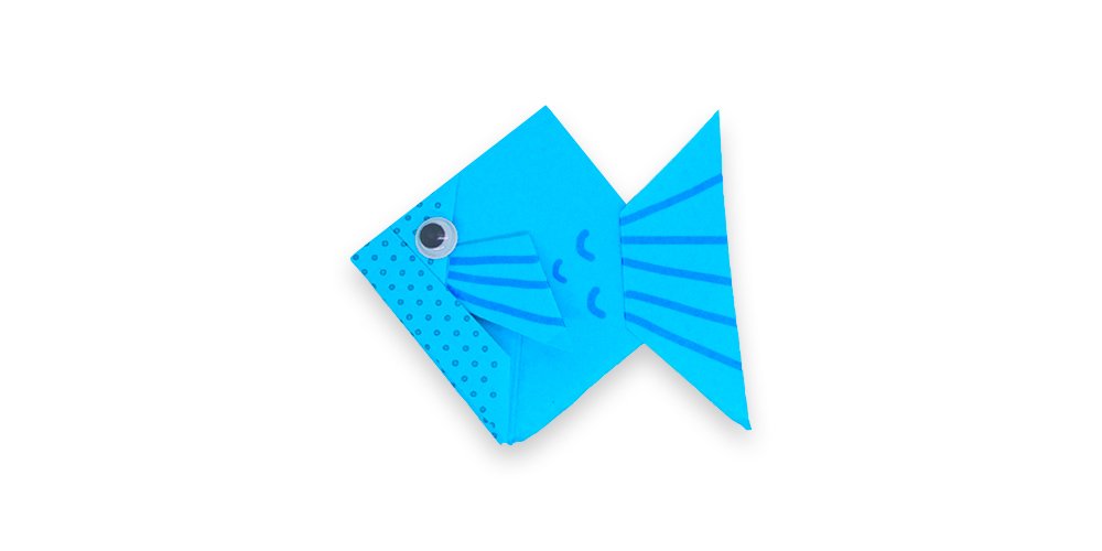 Easy Origami Fish | Fast and Simple Step-by-Step Instruction