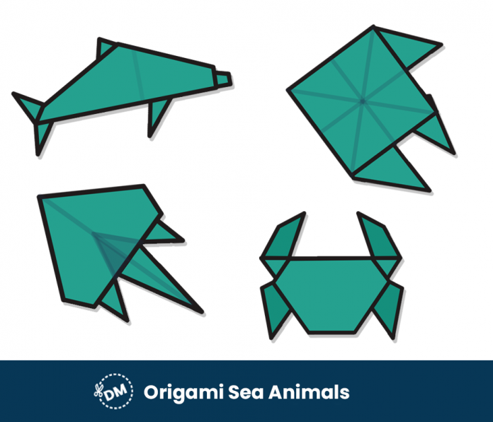 Learn How to make Origami Sea Creatures - diy-magazine.com