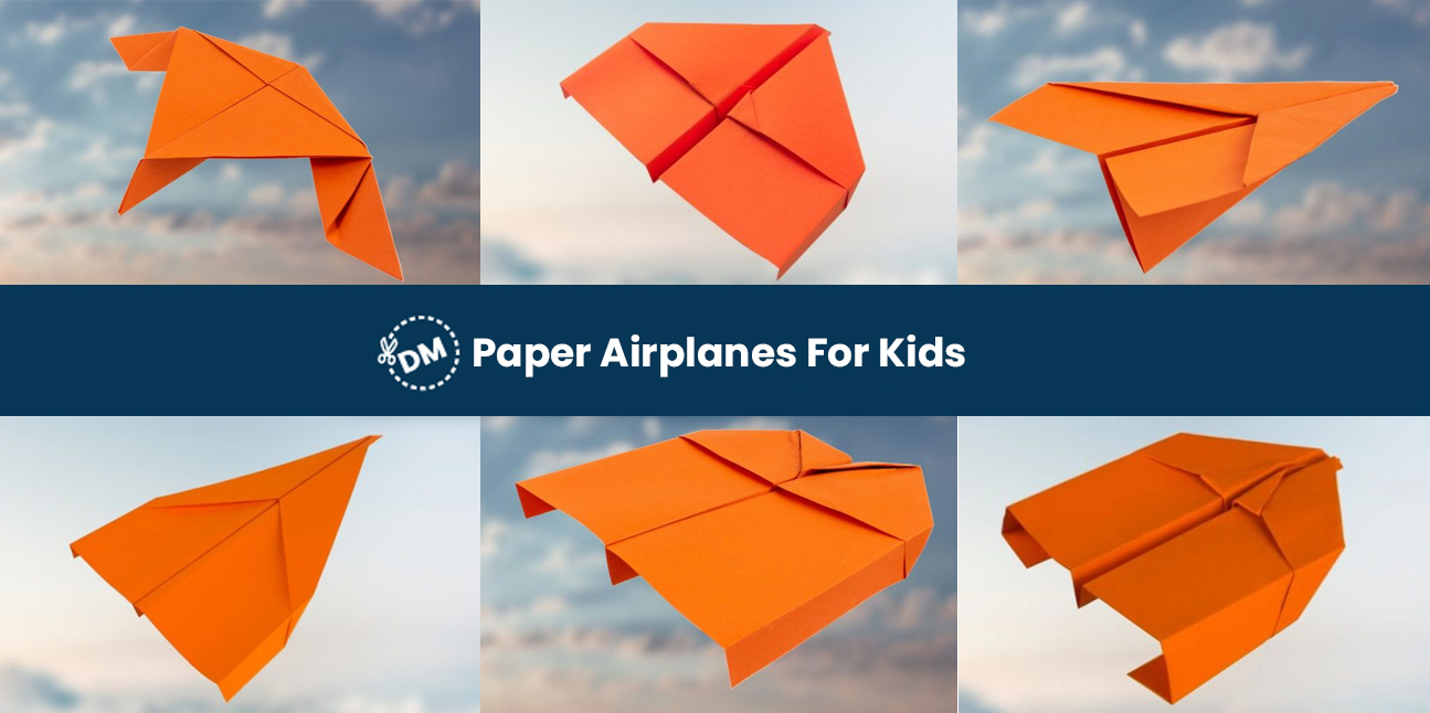 Paper Airplanes for Kids Instructions - diy-magazine.com