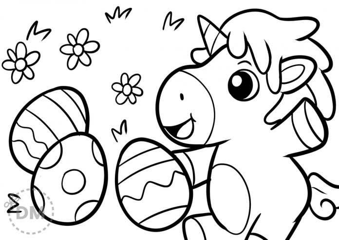 Minecraft Easter Coloring Page for Kids - Printable Fun