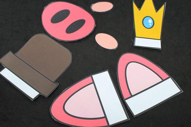 DIY Paper Plate Pig Mask with free Printable - diy-magazine.com