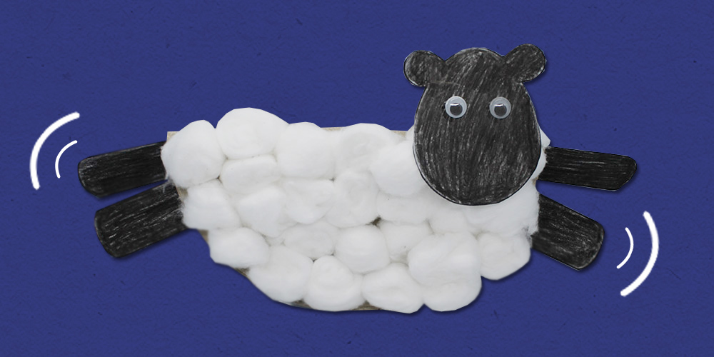 How to Make a Rocking Paper Plate Sheep | Cute Animal Craft