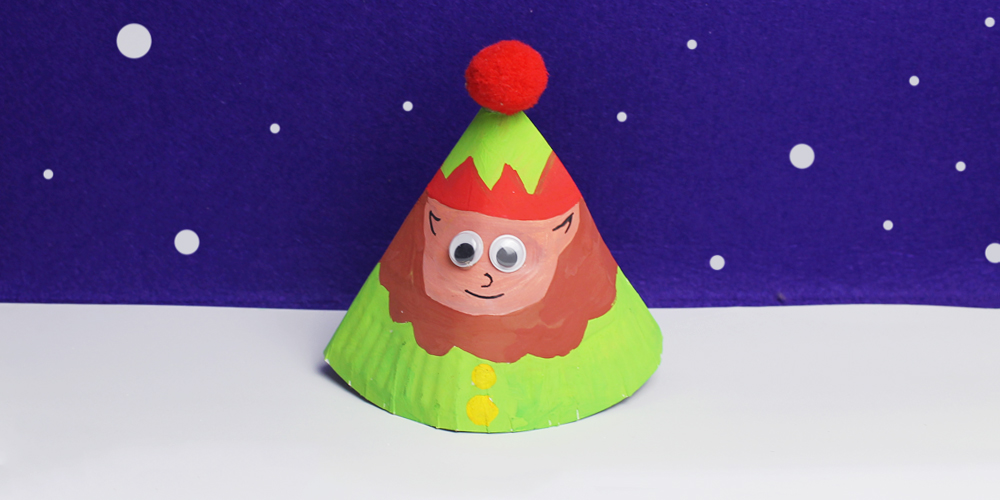 Full Paper Plate Elf Hat Guide | Painting Crafts for Kids