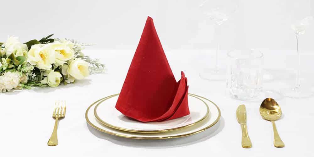 Easy Felucca Sailboat Napkin Folding | Napkin For Beginners