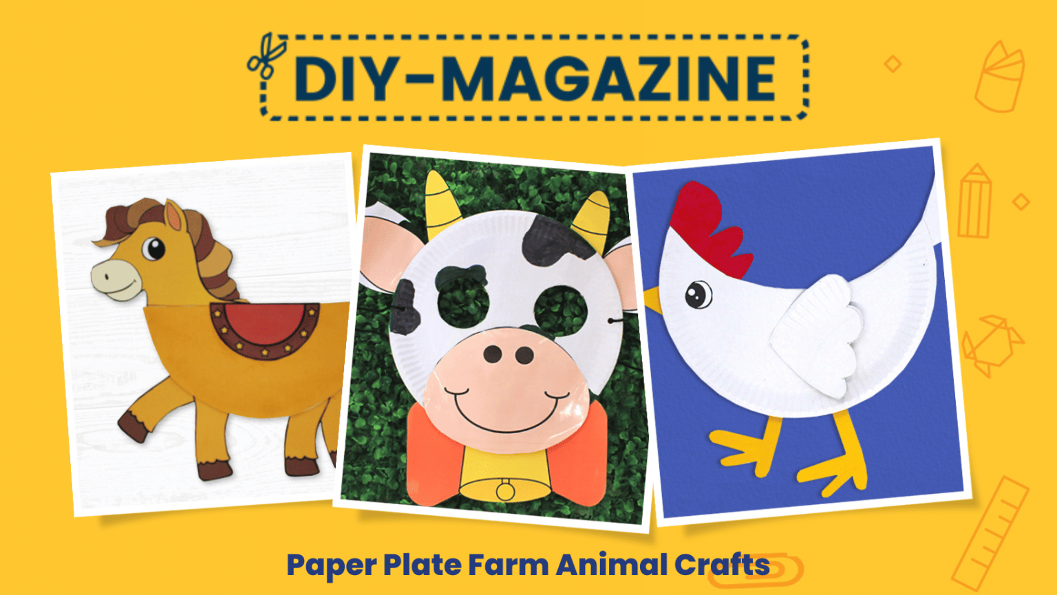 Archivi di animali da fattoria con piatti di carta - diy-magazine.com