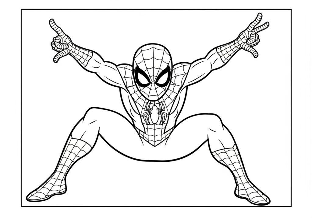 Spider Man 2 Coloring Pages - Free Printable for Kids