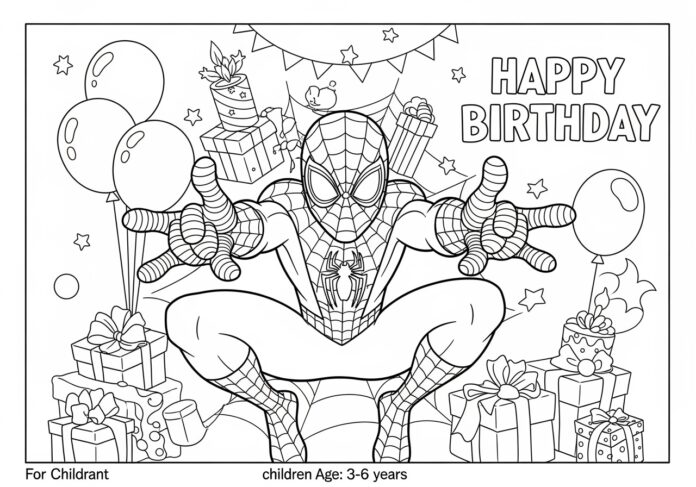 Découvrez plus de 100 coloriages Spider-Man | Imprimables et PDF gratuits