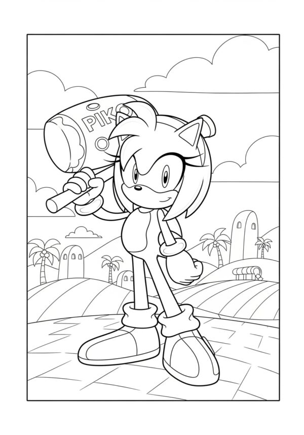 70+ Sonic Coloring Pages (Free PDF Printables)