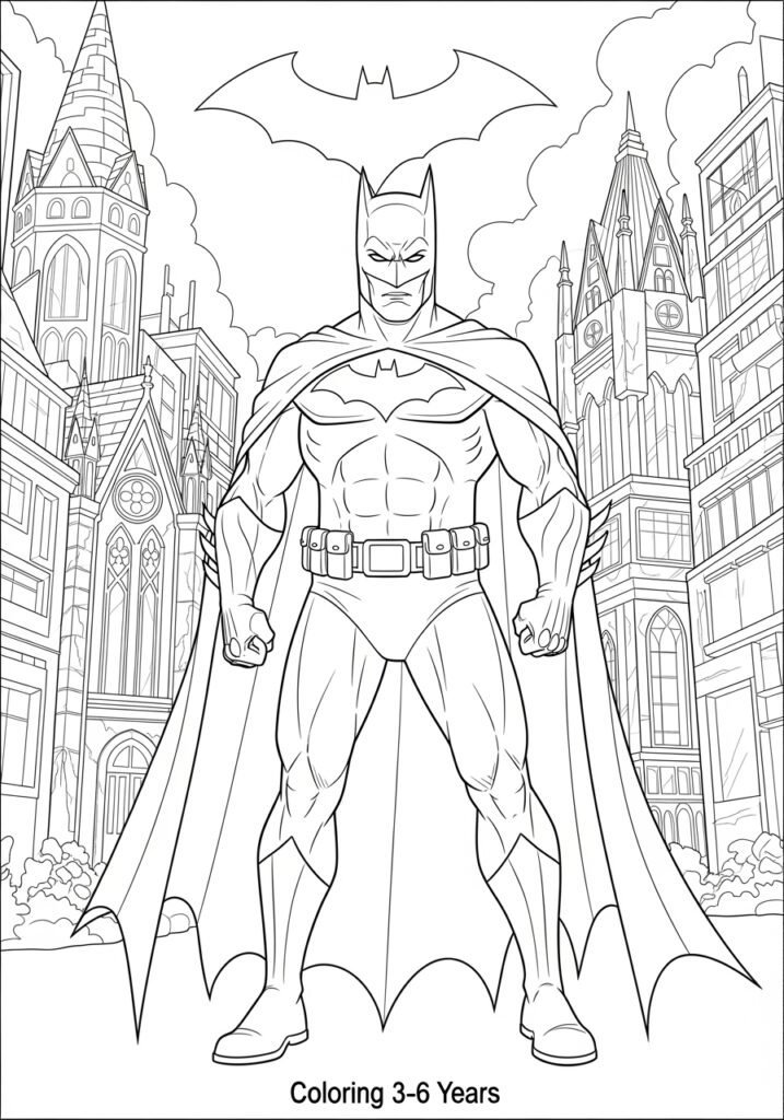 50+ Batman Coloring Pages (Free PDF Printables)