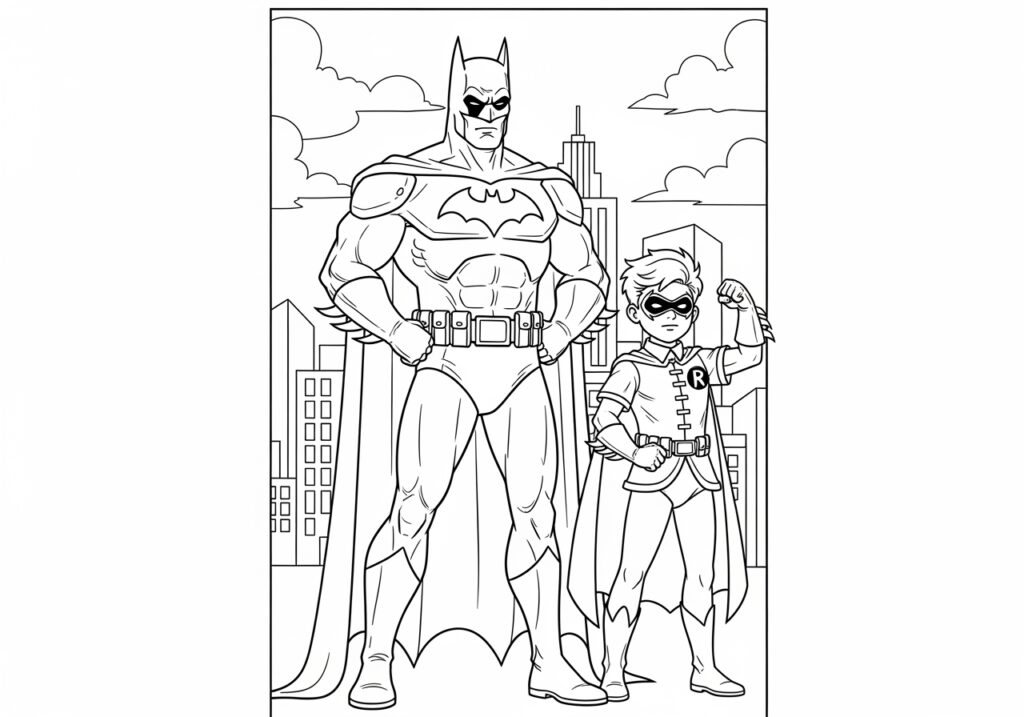 50+ Batman Coloring Pages (Free PDF Printables)