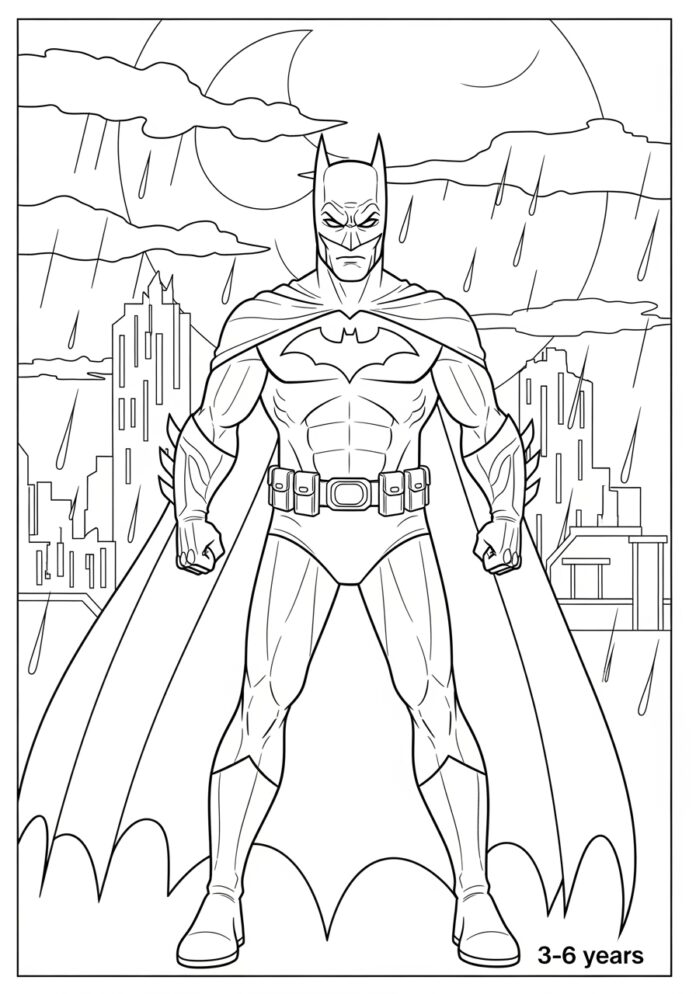 50+ Batman Coloring Pages (Free PDF Printables)