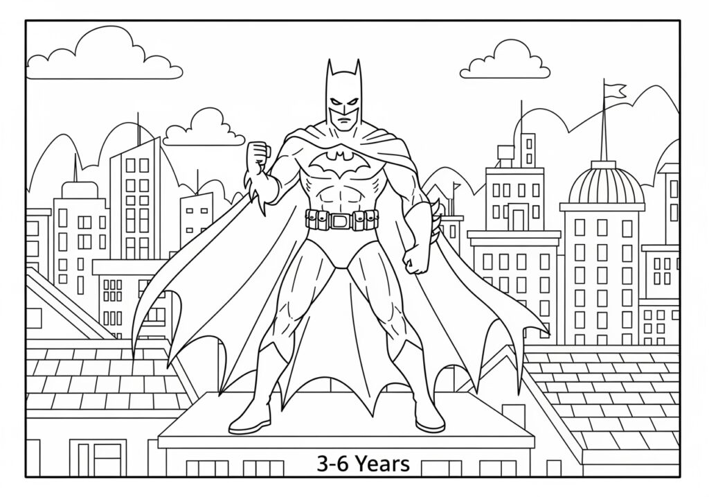 50+ Batman Coloring Pages (Free PDF Printables)