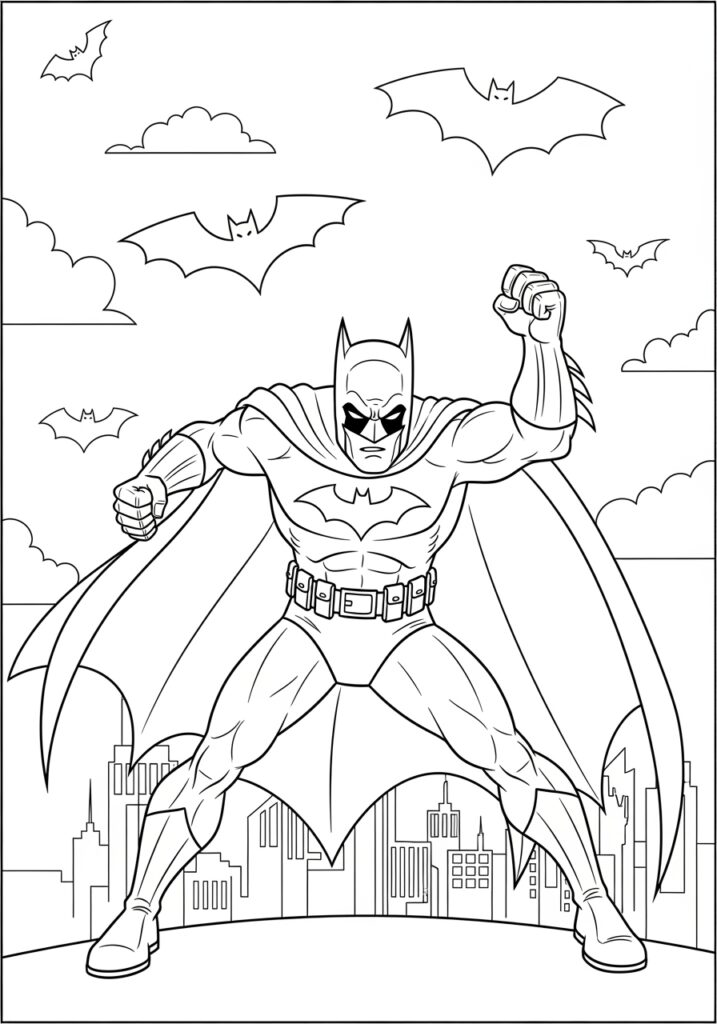 50+ Batman Coloring Pages (Free PDF Printables)