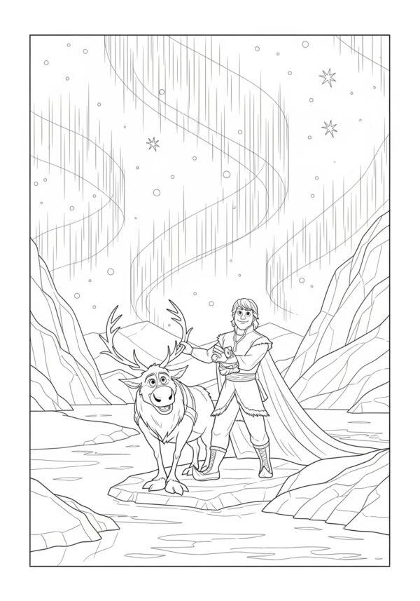 Dibujos para colorear de Elsa — Dibujos para colorear imprimibles gratis