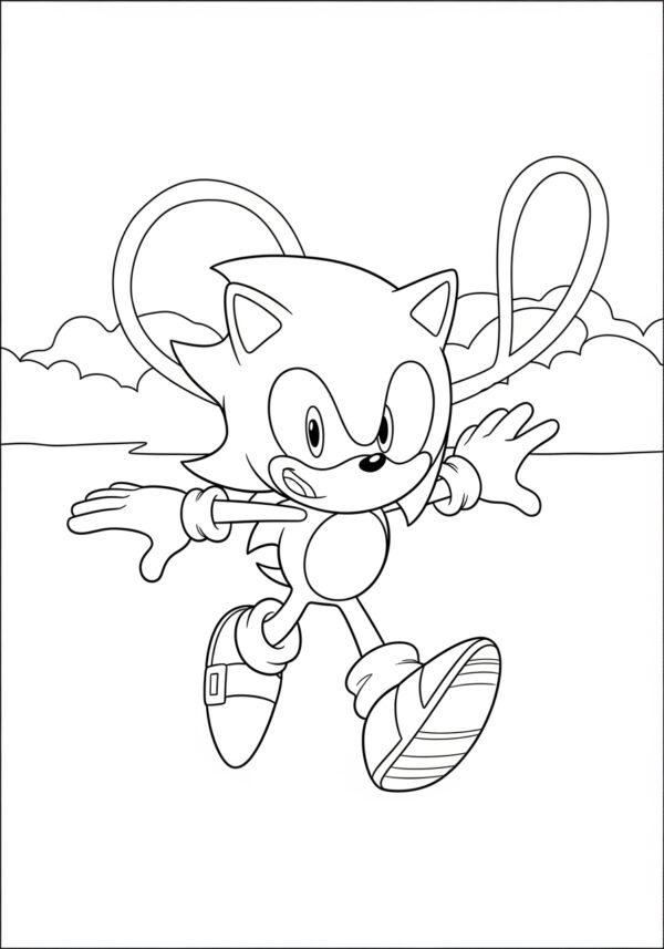 70+ Sonic Coloring Pages (Free PDF Printables)