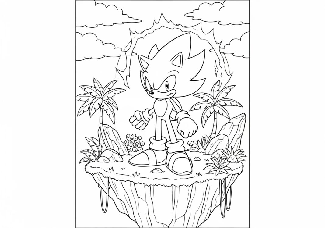 70+ Sonic Coloring Pages (Free PDF Printables)