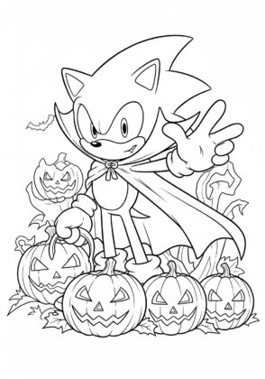 70+ Sonic Coloring Pages (Free PDF Printables)