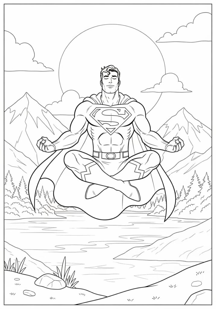 LEGO DC Coloring Pages - Printable Superhero Fun