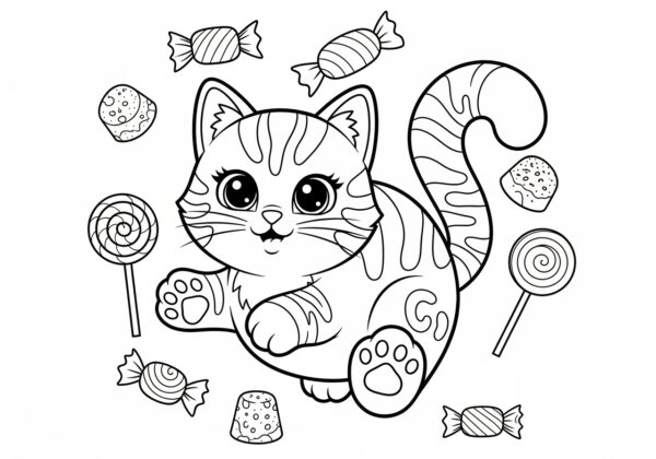 Kitty Softpaws Coloring Page | Free Printable Fun