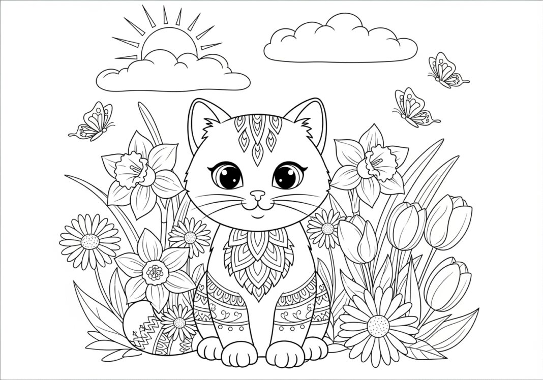 Kitty Corn Coloring Page - Printable & Fun for Kids