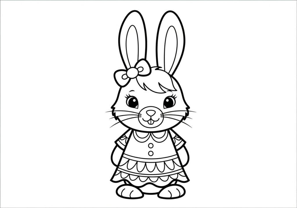 57 coloriages de lapins gratuits - Téléchargements PDF imprimables