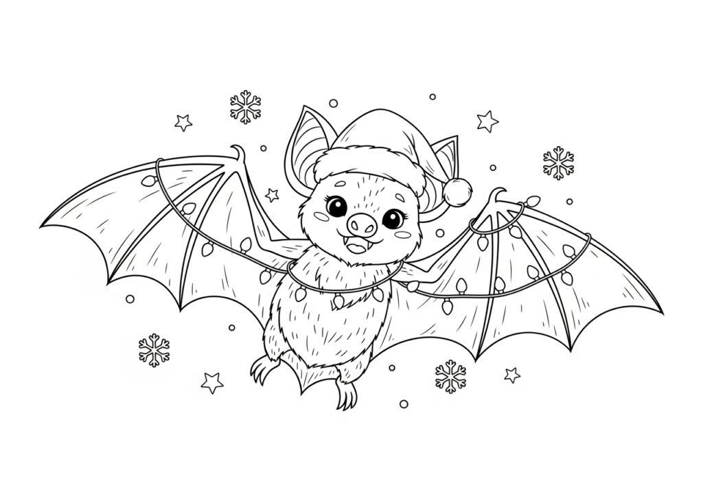 Winter Break Coloring Page for Kids - Printable Fun