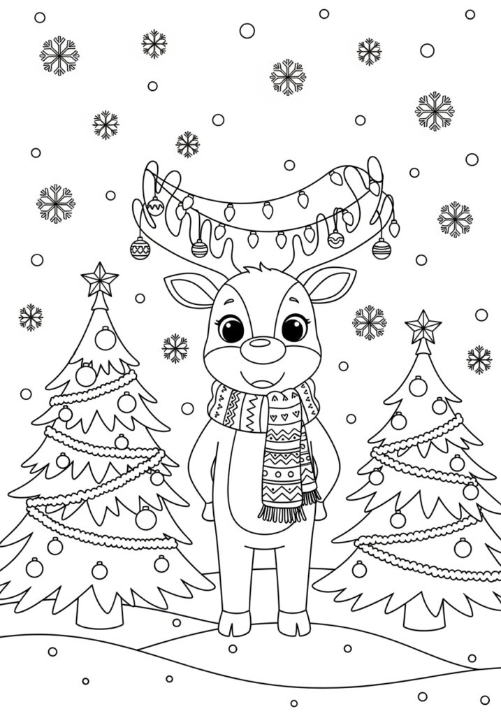 Christmas Coloring Pages for 2 Year Olds - Festive Fun