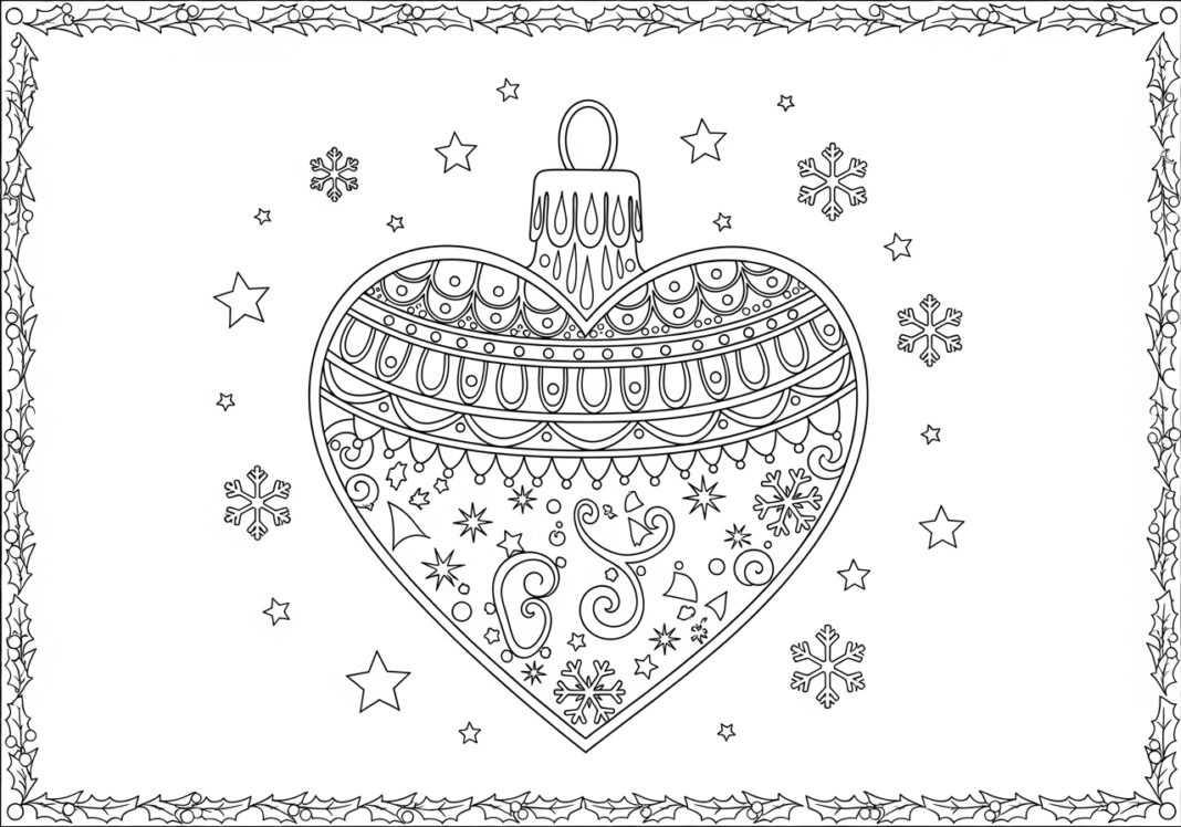 Care Bear Christmas Coloring Page - Festive Fun for Kids