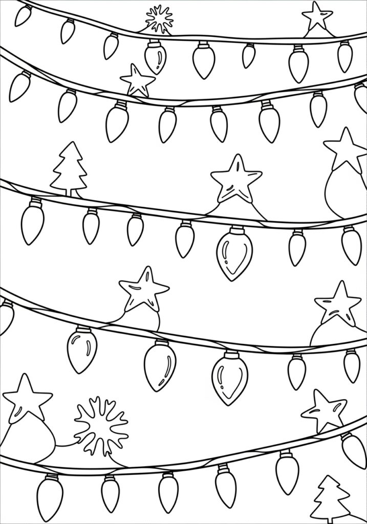 Christmas Jumper Coloring Page for Kids