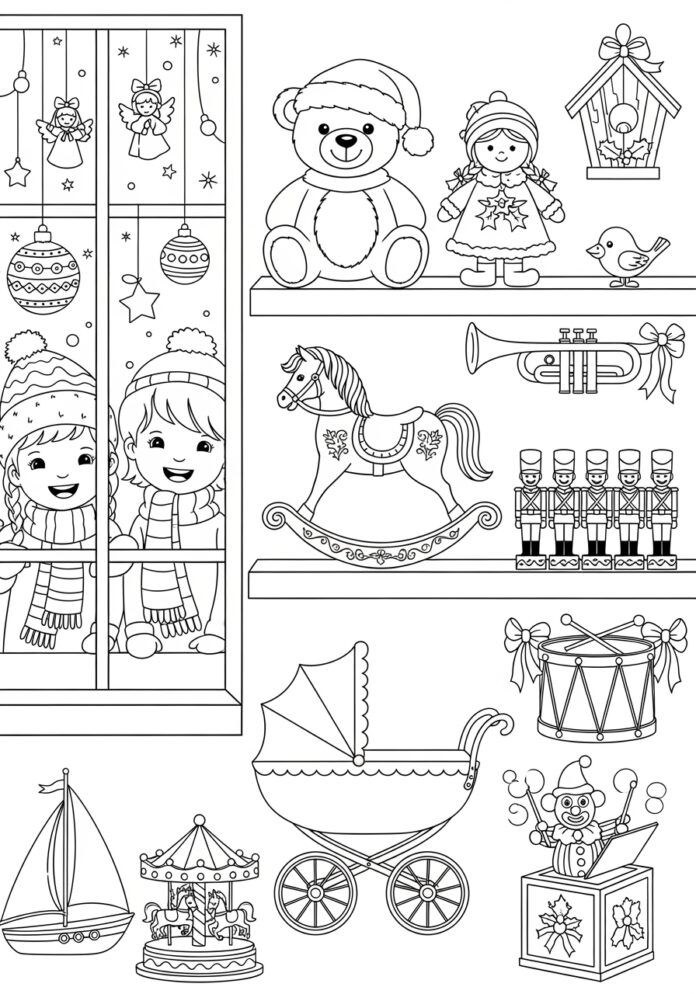 Jingle Bell Coloring Page - Fun and Festive Printable