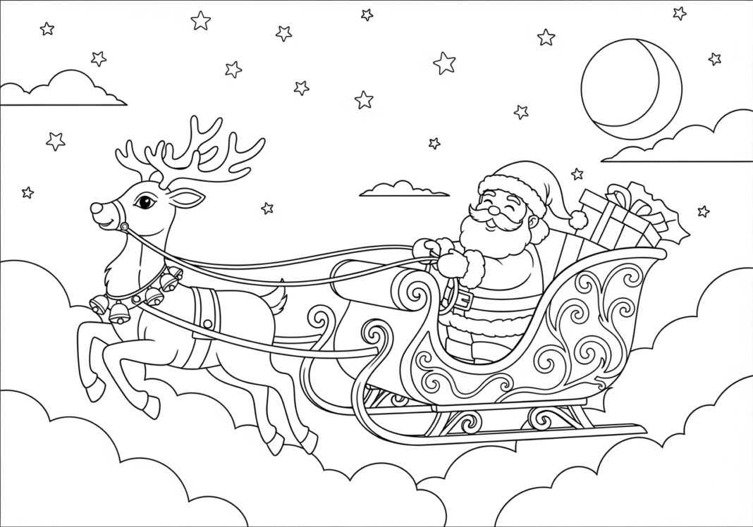 Winter Break Coloring Page for Kids - Printable Fun