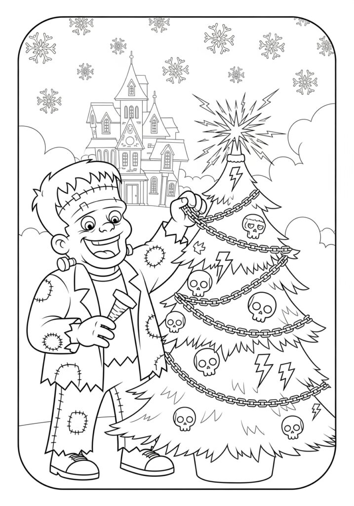 Frankenstein Coloring Pages Archives - diy-magazine.com