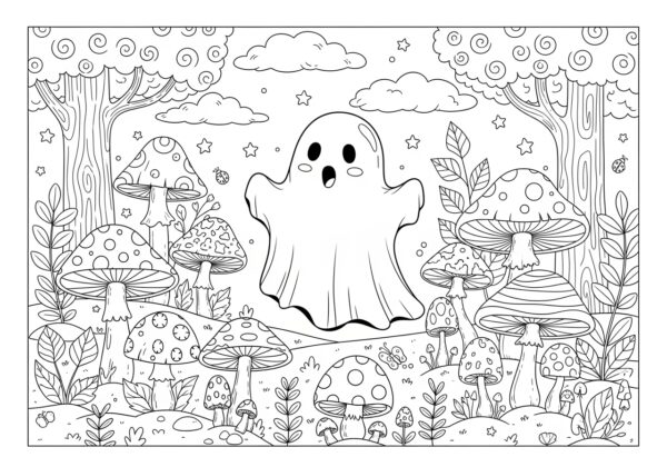 Ghost Coloring Pages Archives - diy-magazine.com