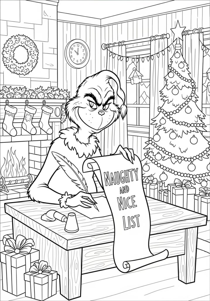 77 Free Grinch Coloring Pages - Printable Pdf Downloads