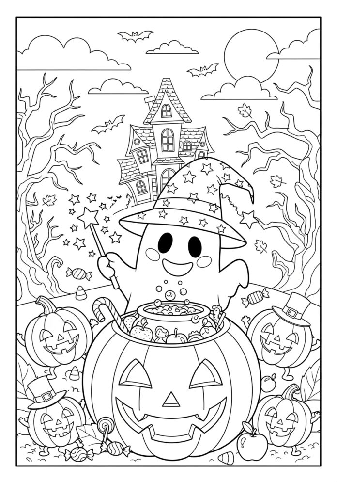559 Halloween Coloring Pages - (Free Printable PDFs)