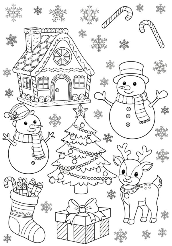 864 Free Holiday Coloring Pages - Printable Pdf Downloads